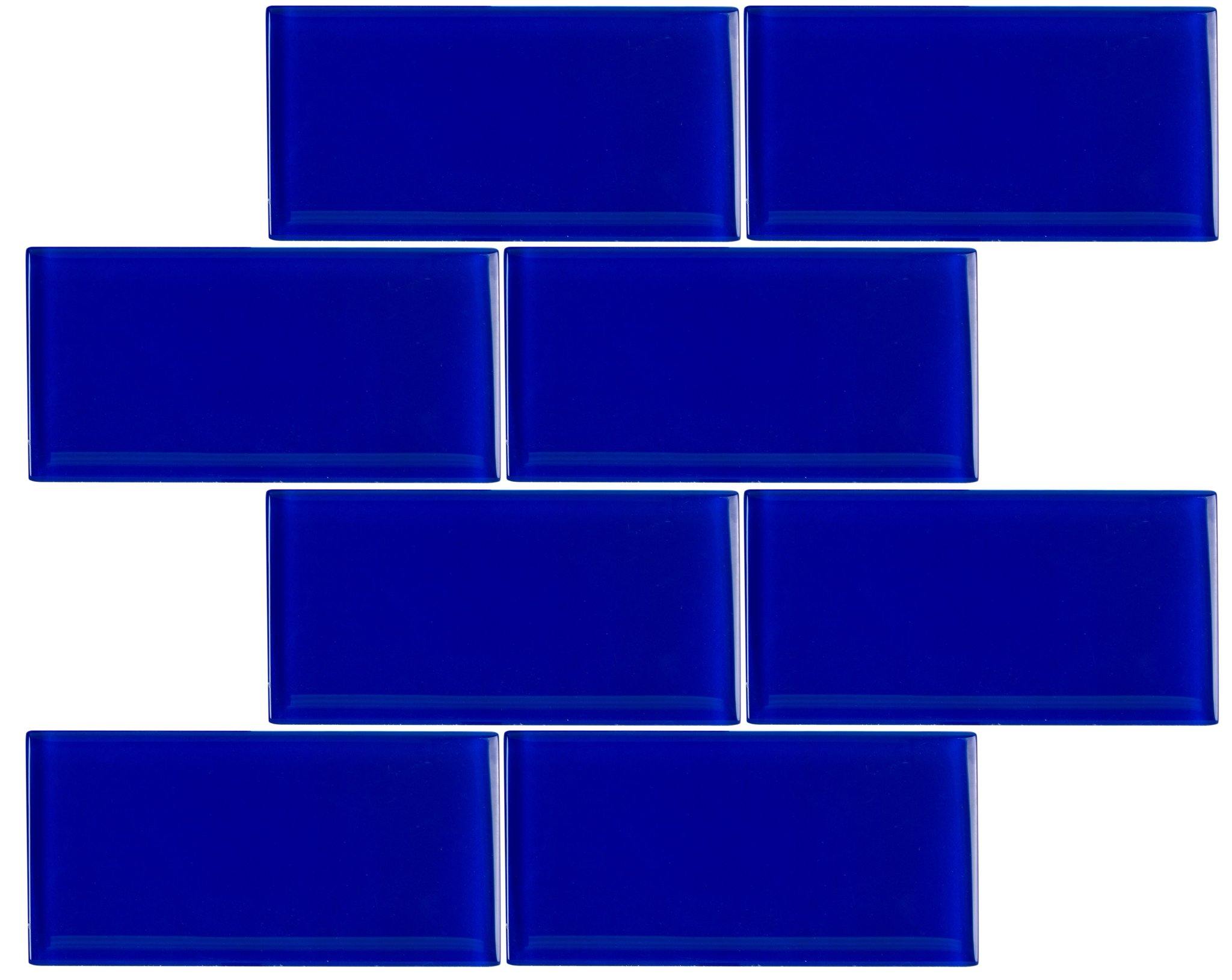 Caribbean Blue 3" x 6" Subway Tile | Unique Design Solutions